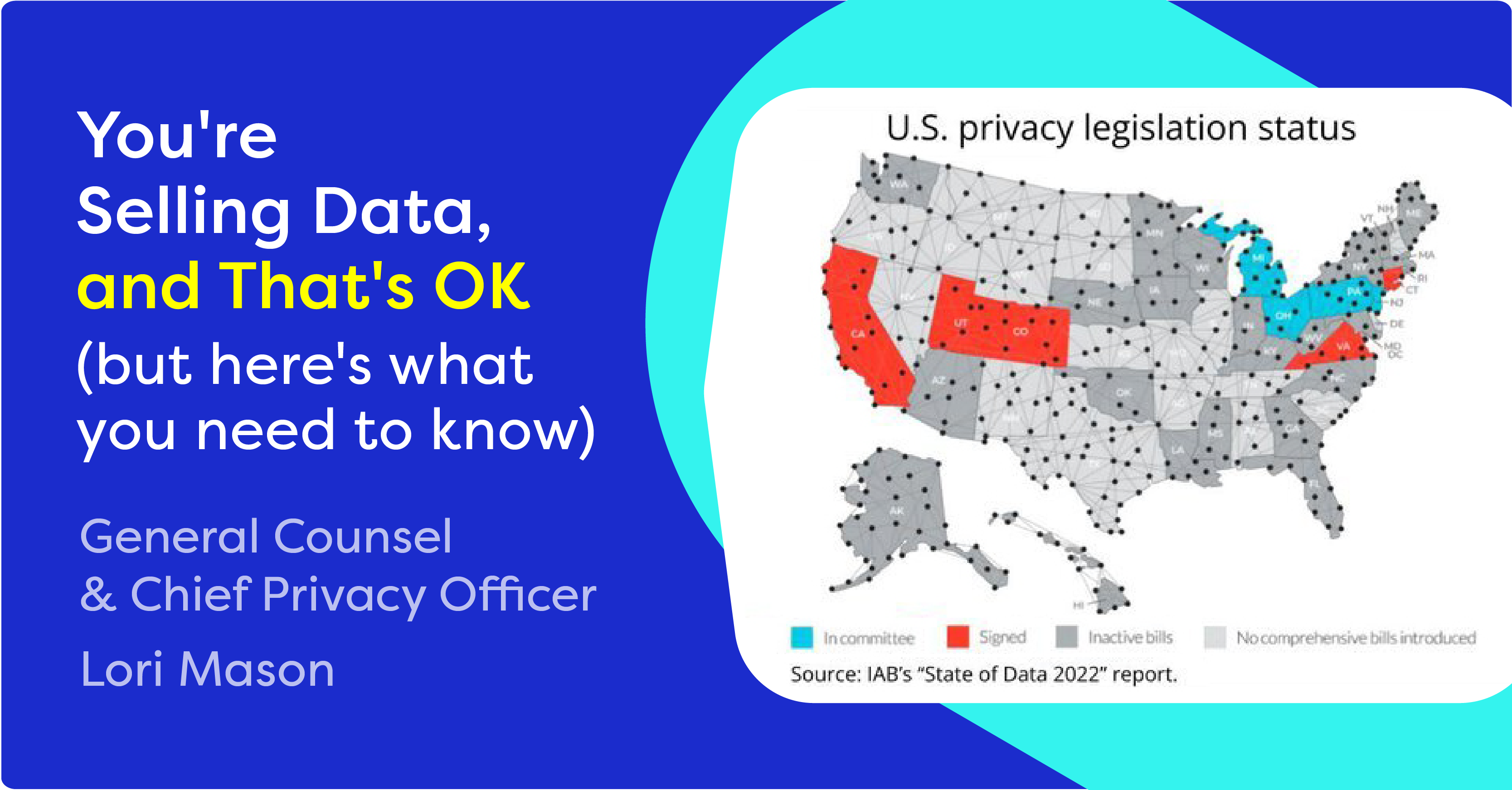 You're Selling Data, and That's OK (but here's what you need to know ...