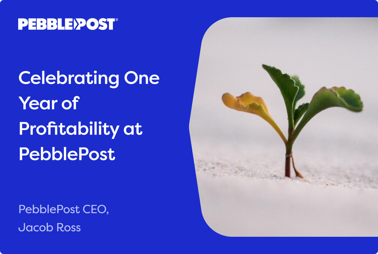 Celebrating One year of Profitability | PebblePost